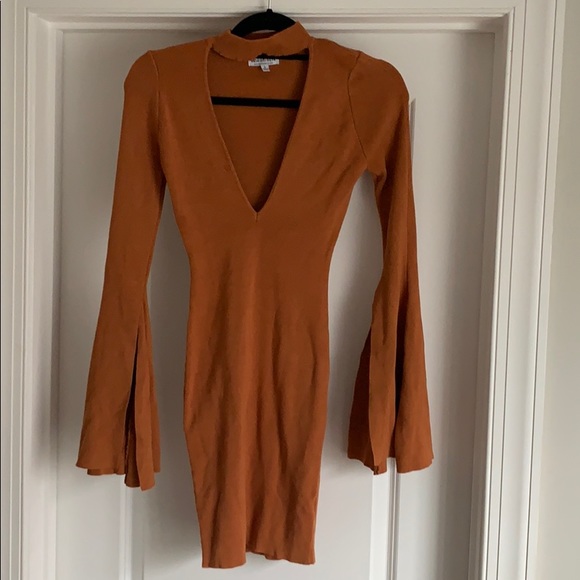Fashion Nova | Dresses | Burnt Orange Mini Dress | Poshmark